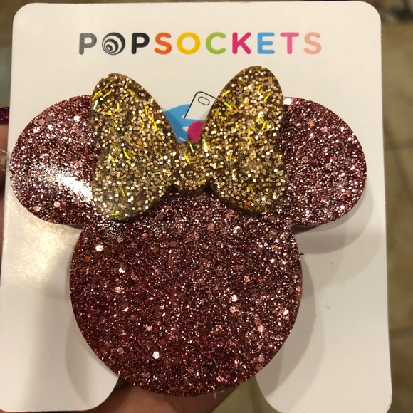 PopSocket | Accessories | Phone Popsocket Rose Gold Minnie Mouse | Poshmark